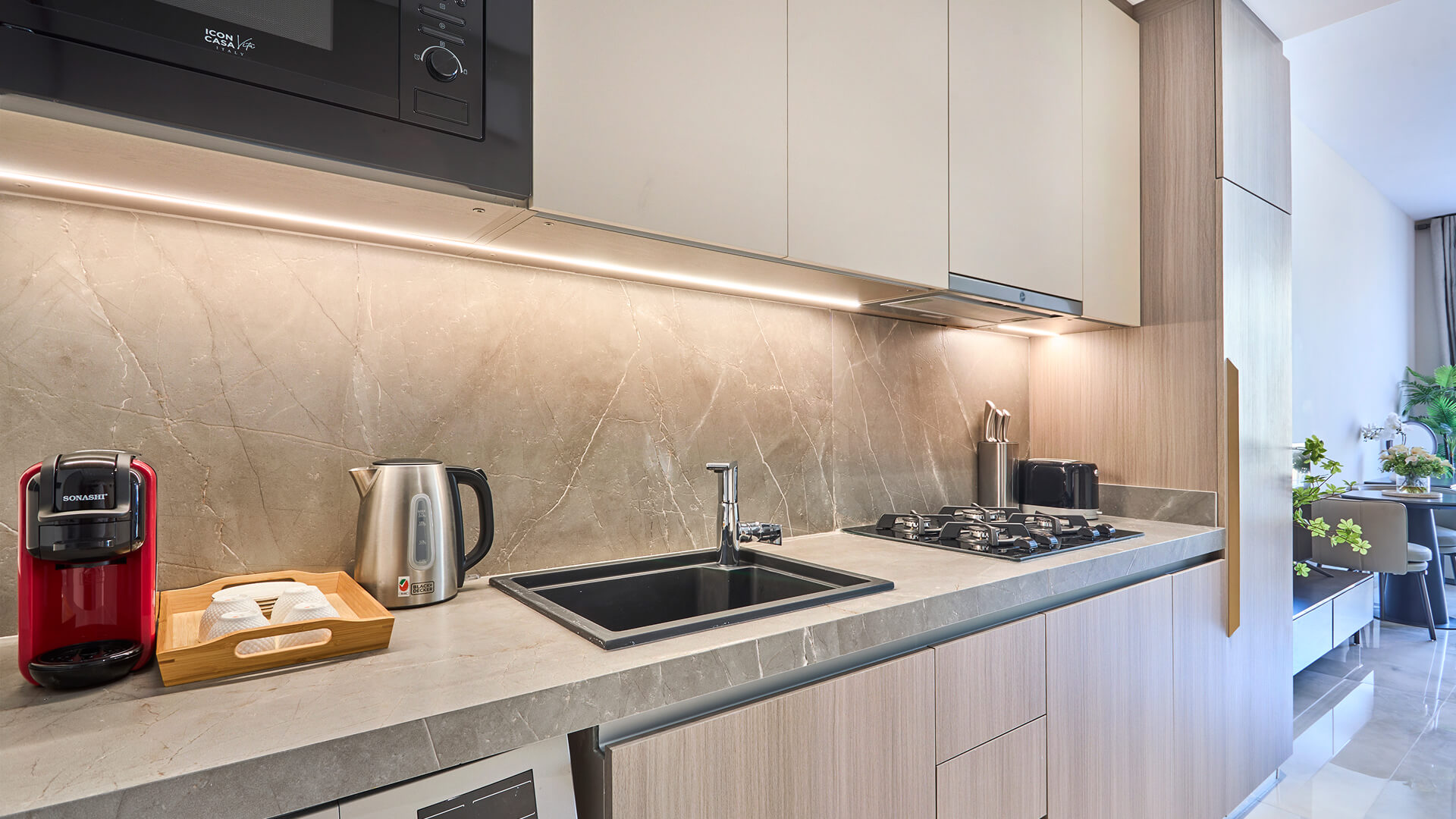 Lusail Residence in Dubai. A project featuring Nexion Surfaces