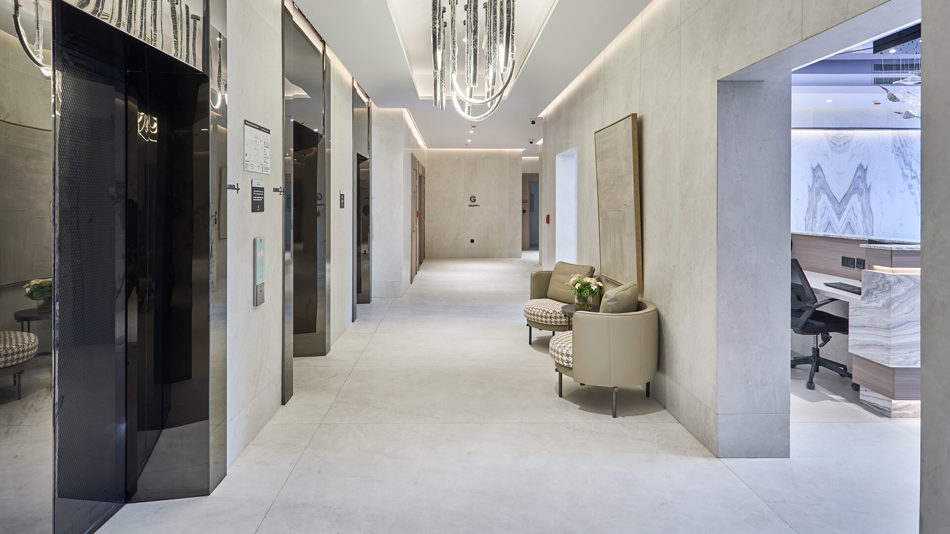 Lusail Residence in Dubai. A project featuring Nexion Surfaces