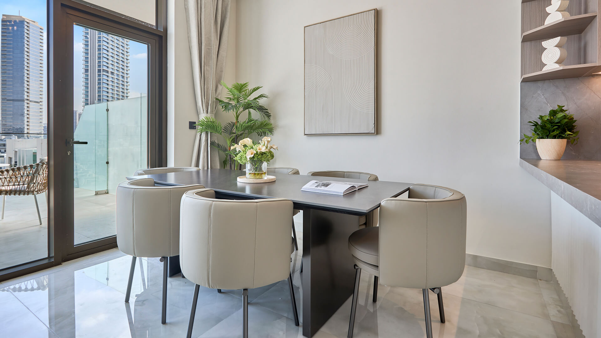 Lusail Residence in Dubai. A project featuring Nexion Surfaces